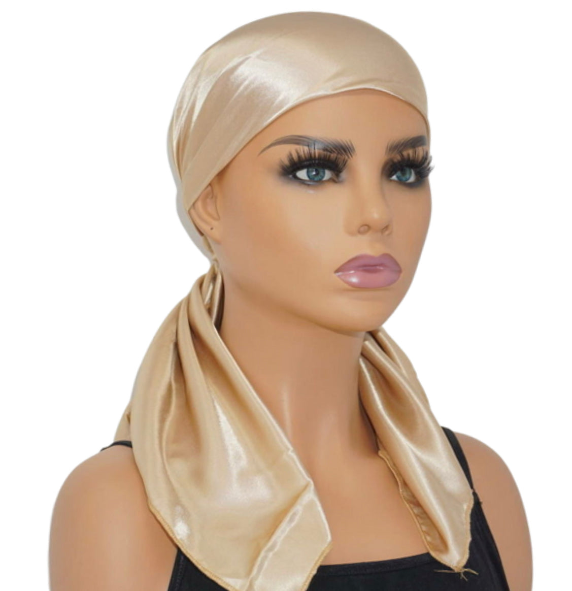 Champagne Satin Scarf – Chrisy K Beauty